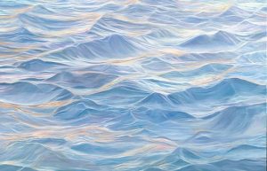 Hudson River IX, 2007, oil on canvas, 42 x 64" - Fredericka Foster